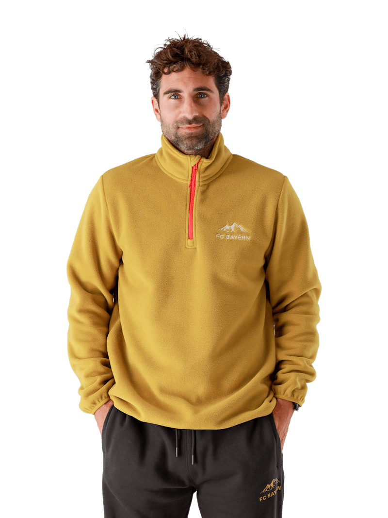 Herren Half-Zip Heimat braun | Offizieller FC Bayern Store