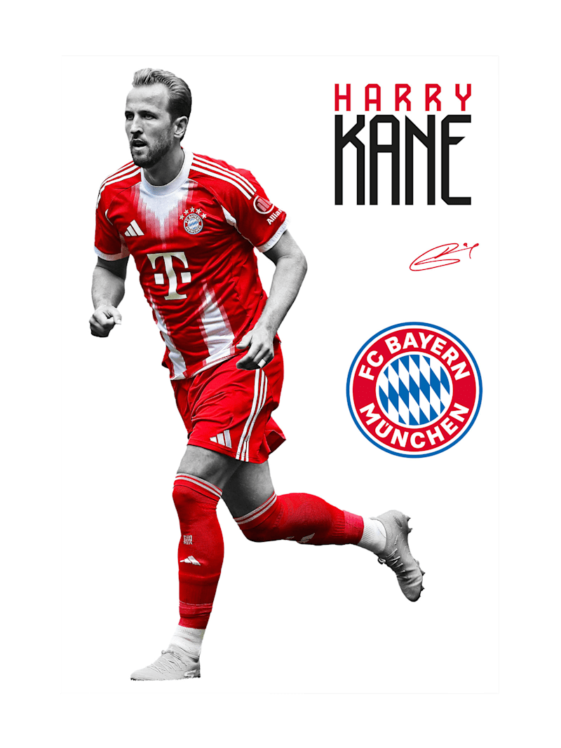 Wandtattoo Kane 48x70 cm | Offizieller FC Bayern Store