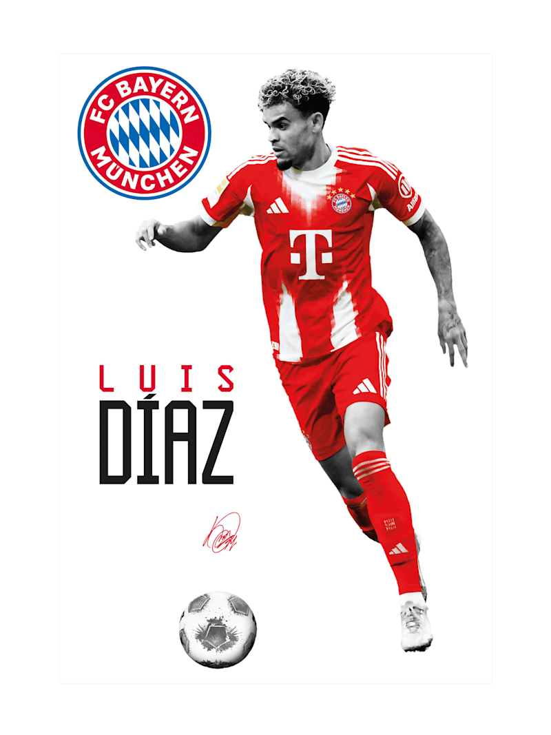 Wandtattoo Luis Dìaz 48x70 cm | Offizieller FC Bayern Store