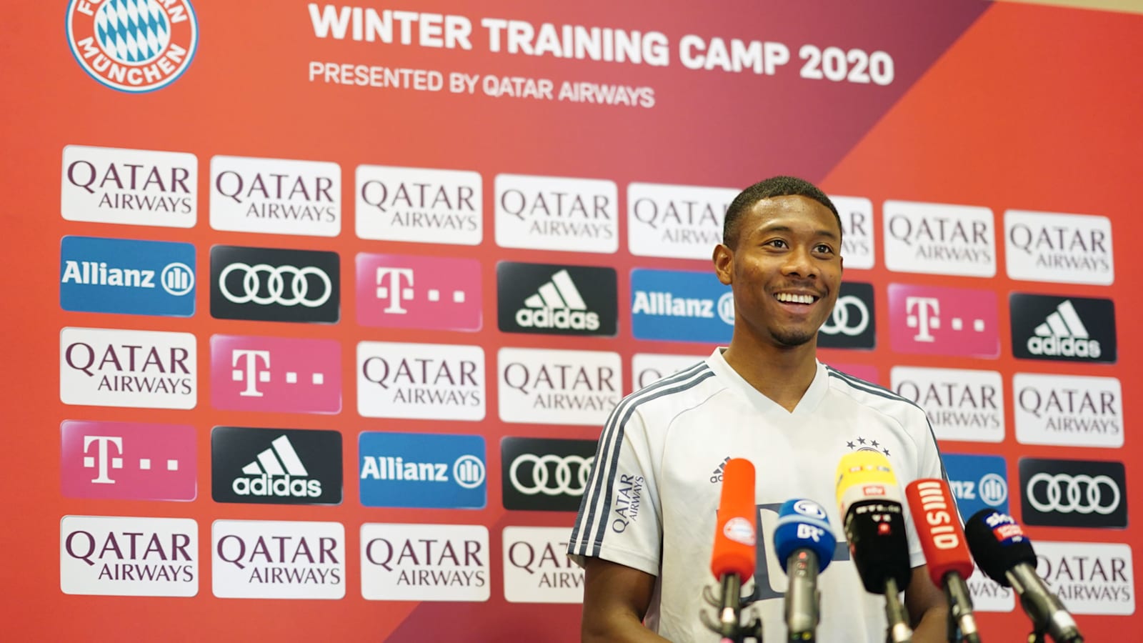 Video: David Alaba im Pressetalk in Doha