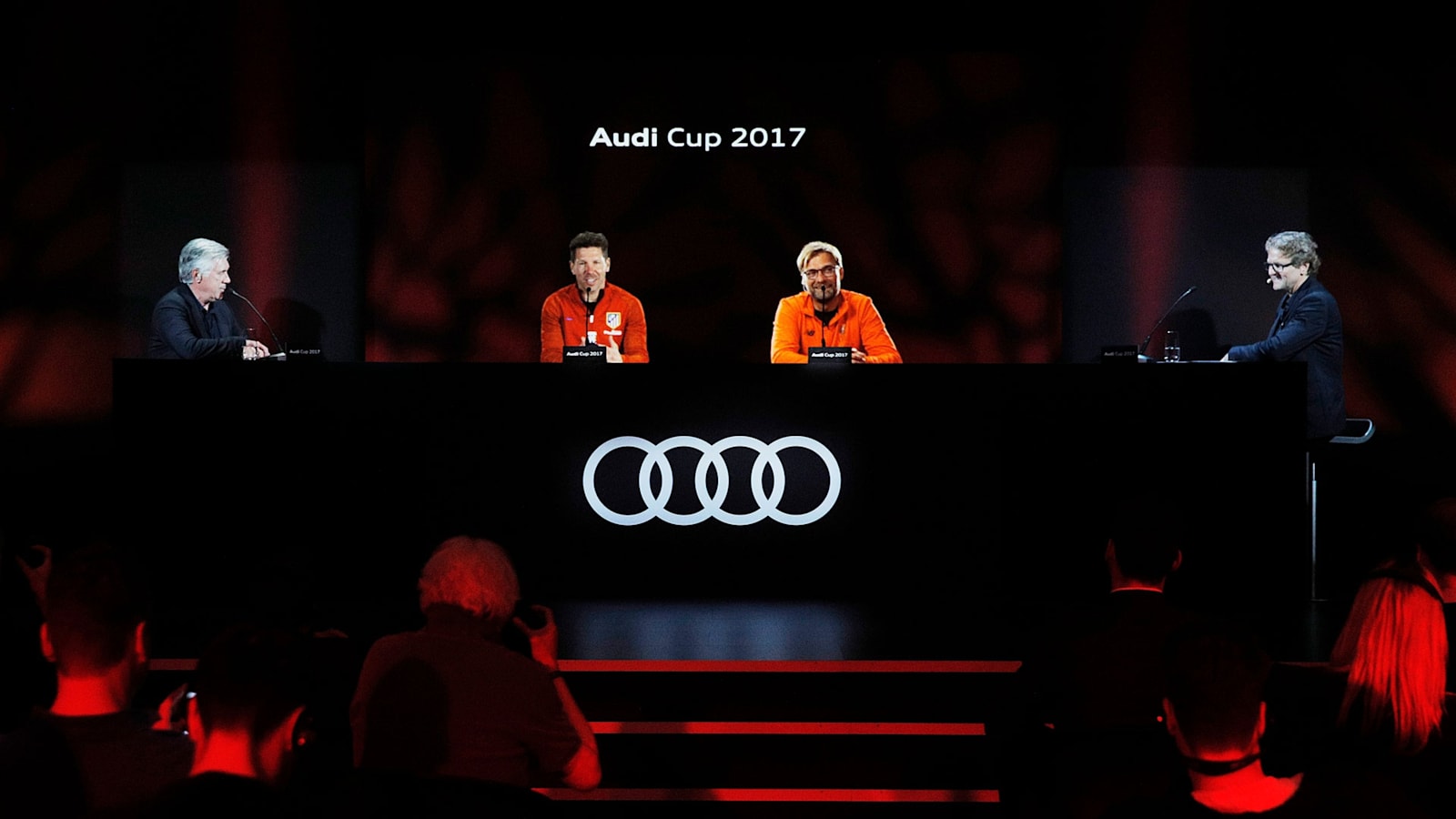 Audi Cup 2017 hologram press conference