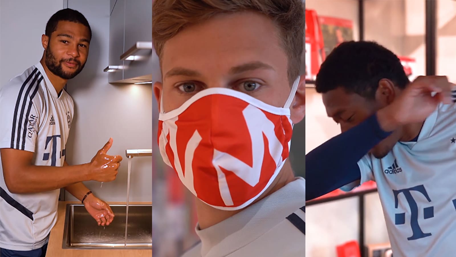 Video: Coronavirus hygiene tips with Lewy, David, Serge and Joshua