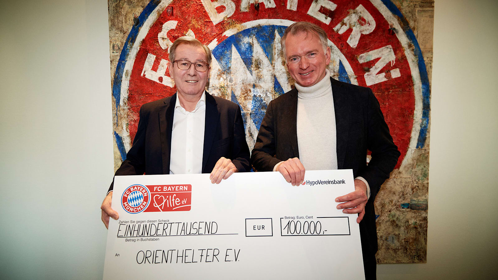 Video: FC Bayern Hilfe eV unterstützt Orienthelfer e.V.