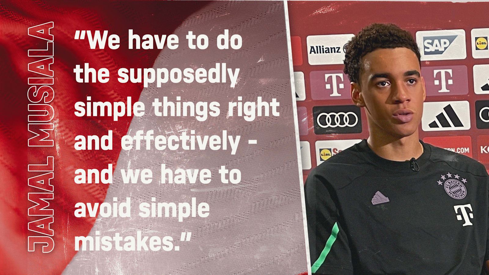 Jamal Musiala interview: "I can and want to be a leader"