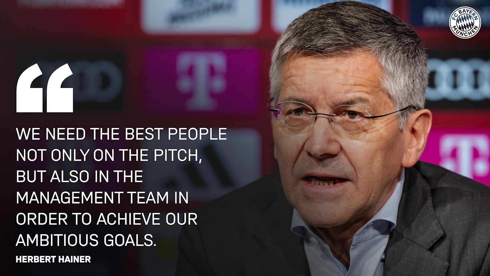 Key statements from Max Eberl, Herbert Hainer and Jan-Christian Dreesen