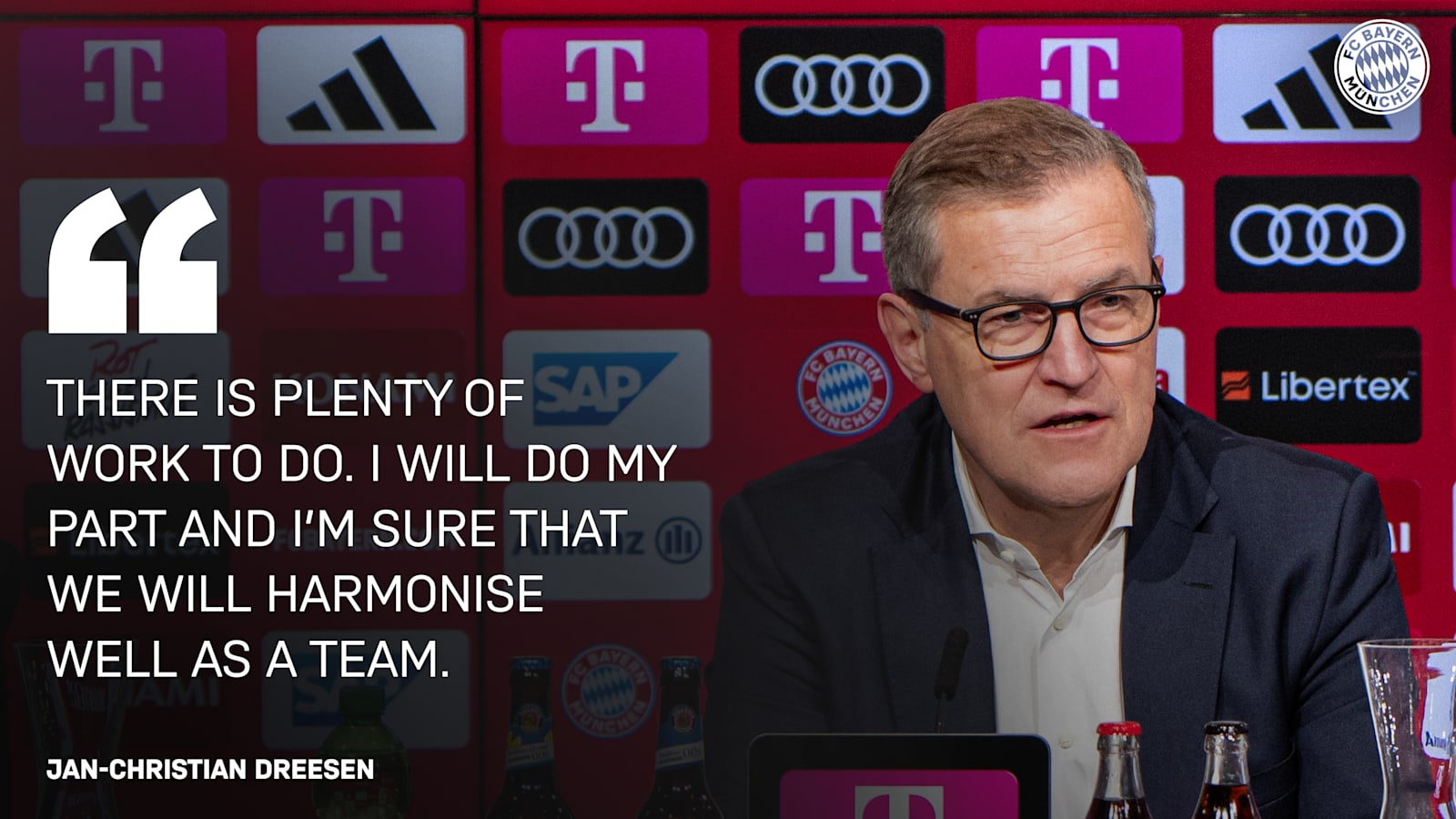 Key statements from Max Eberl, Herbert Hainer and Jan-Christian Dreesen