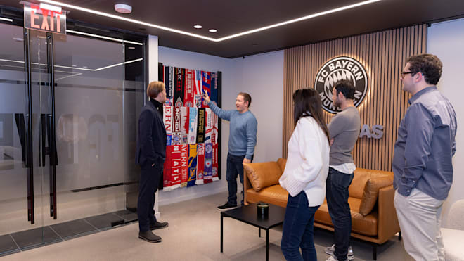 Galerie: Ein Blick in das neue Office des FC Bayern in New York