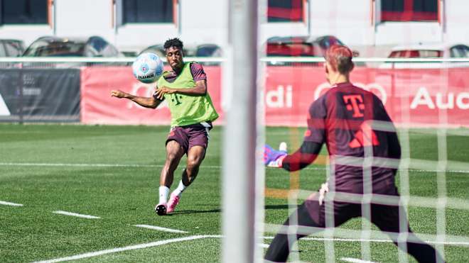 Galerie: Abschlusstraining vor SSV Ulm - FC Bayern