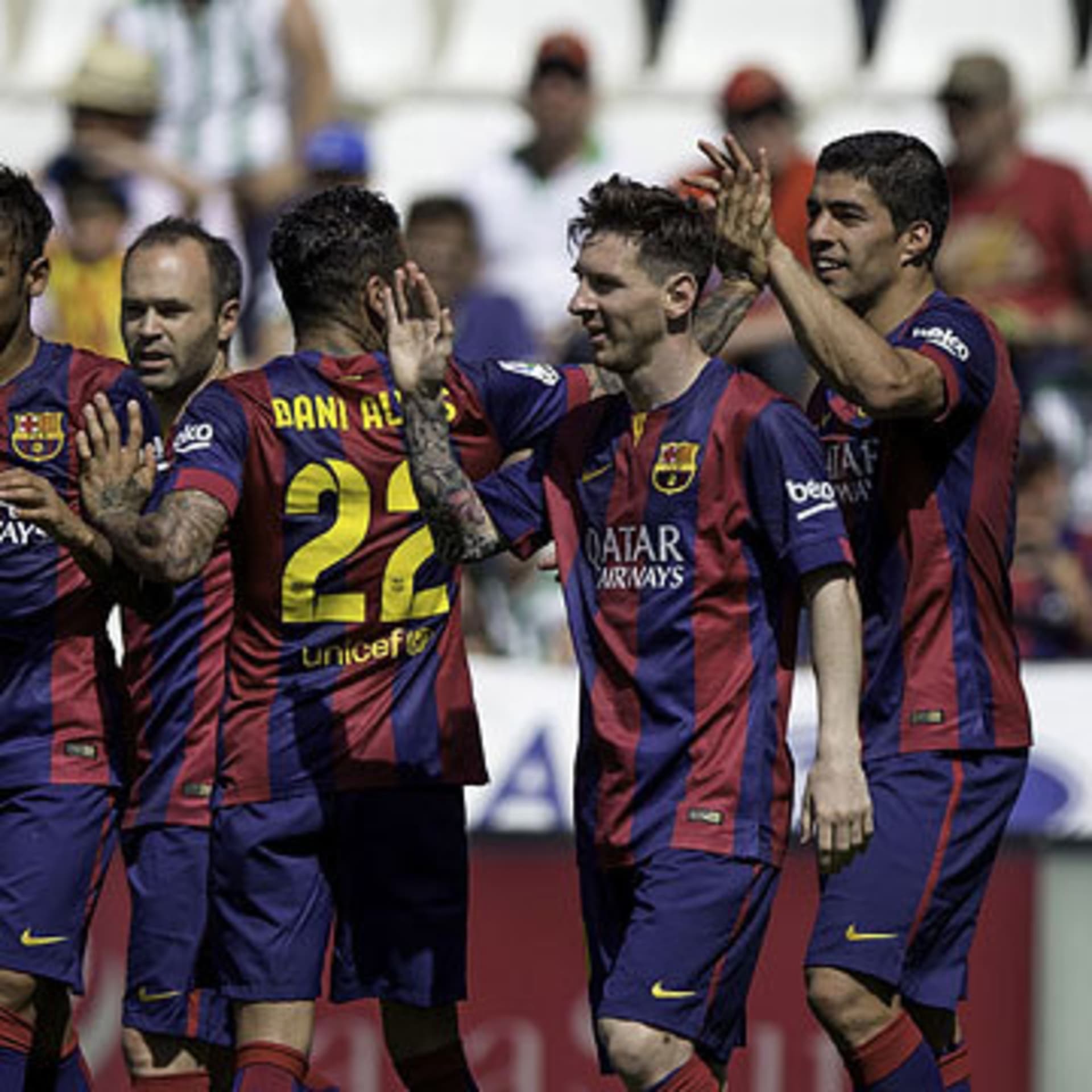 Iniesta Xavi Messi And Neymar