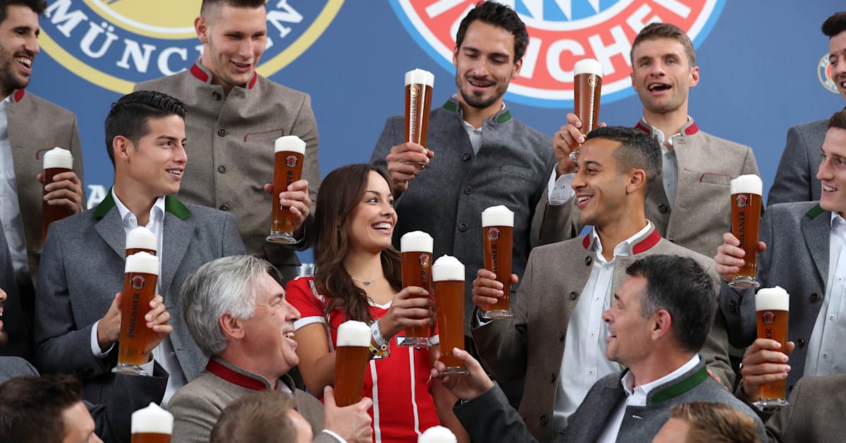 James, Müller & Co. don their Lederhosen