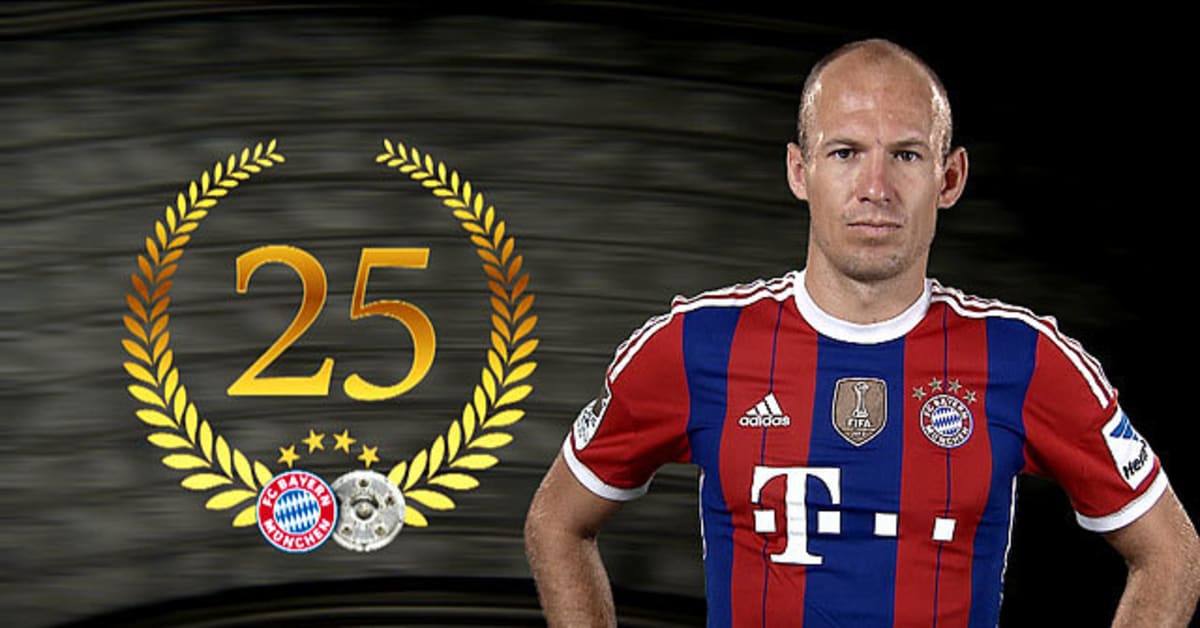 Das Jubiläums-Meisterteam: Ribéry & Robben