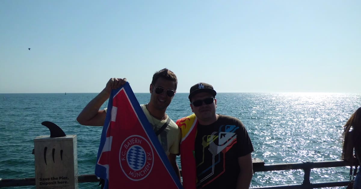 Florian Rometsch mit Grüßen aus den USA