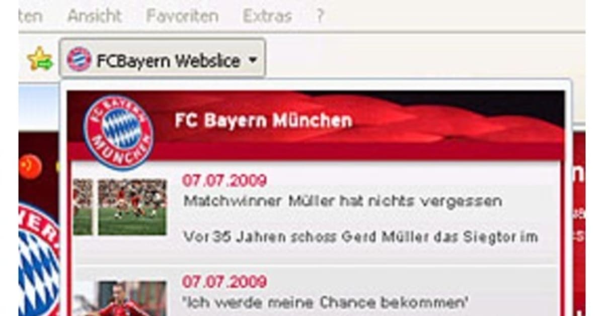 FCB-Features im neuen Internet Explorer 8