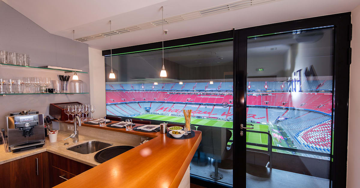 Discover the VIP boxes at the Allianz Arena