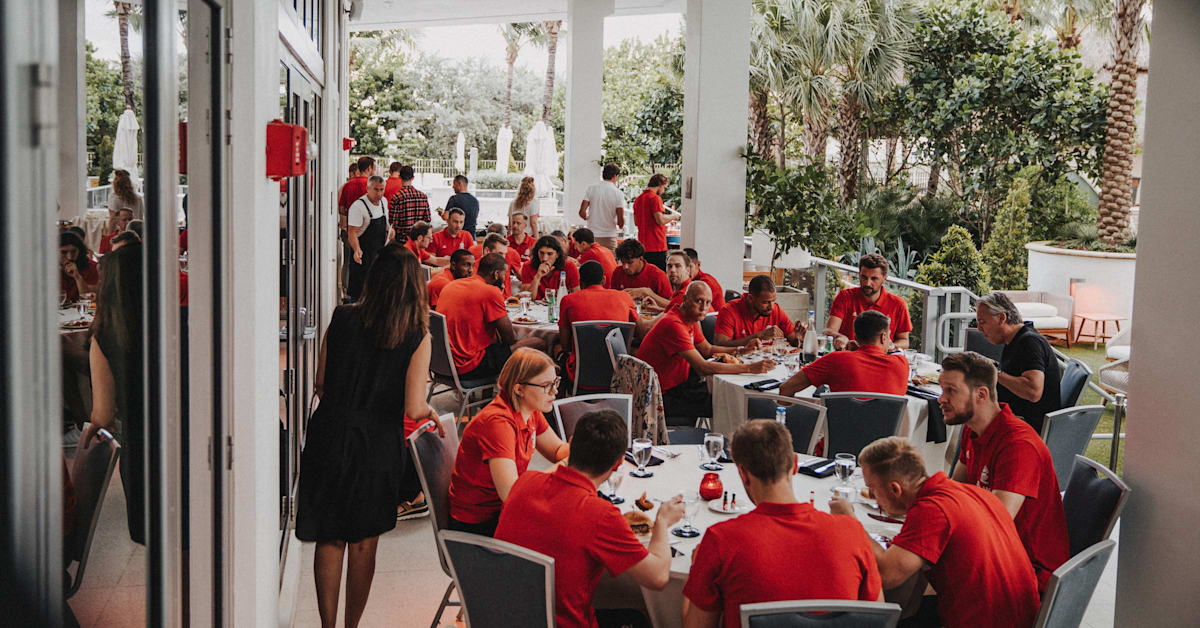 Die Bayern gut in Miami angekommen
