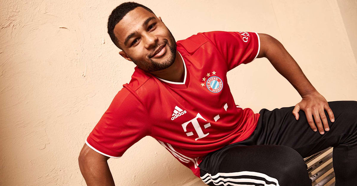 The new FC Bayern home kit for 2020/21