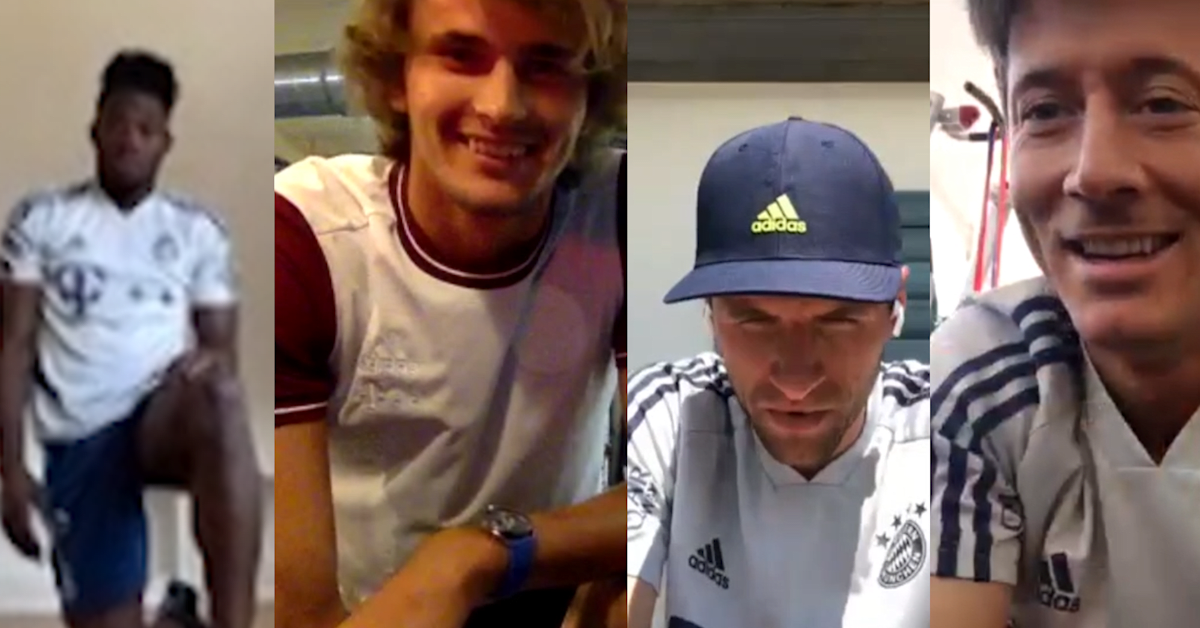Video: Alexander Zverev zu Gast im FCB-Cyber-Training