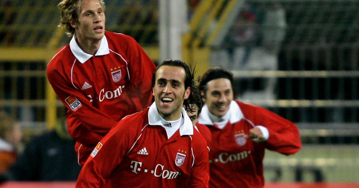 Ali Karimi scores against Dortmund