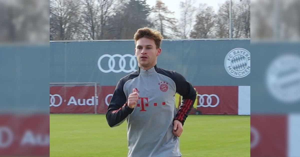 Joshua Kimmich back in training