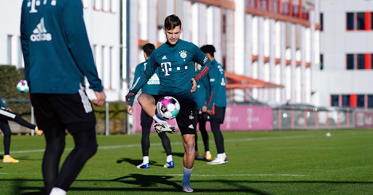 Joshua Kimmich completes parts of full training