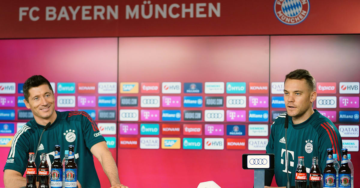 Rueda de prensa con Lewandowski y Neuer | FC Bayern
