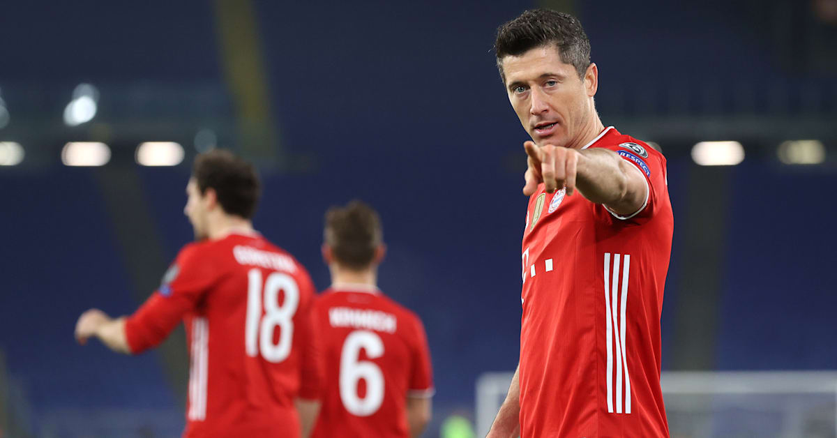 Lewandowski's eye for goal in Rome versus Lazio | FC Bayern