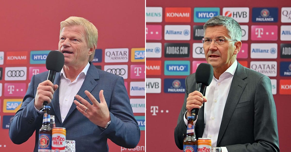 Pressetalk mit Herbert Hainer und Oliver Kahn