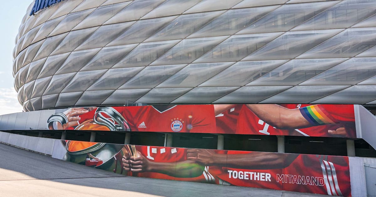 New mural at the Allianz Arena