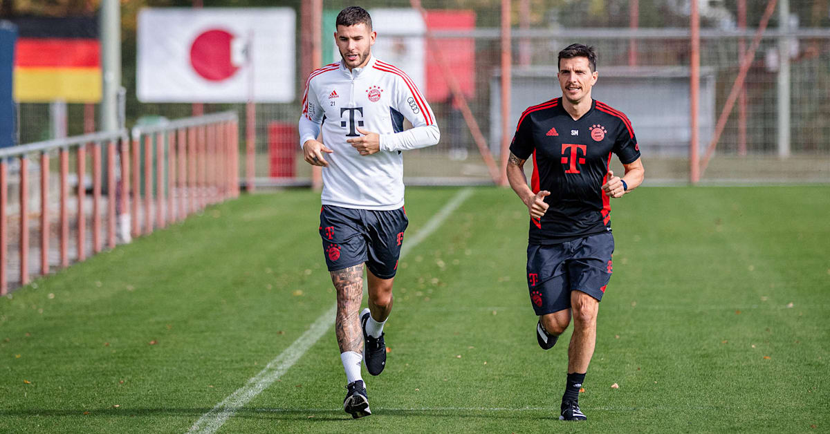 Hernández ya corre - Müller y cía. trabajan sobre el césped