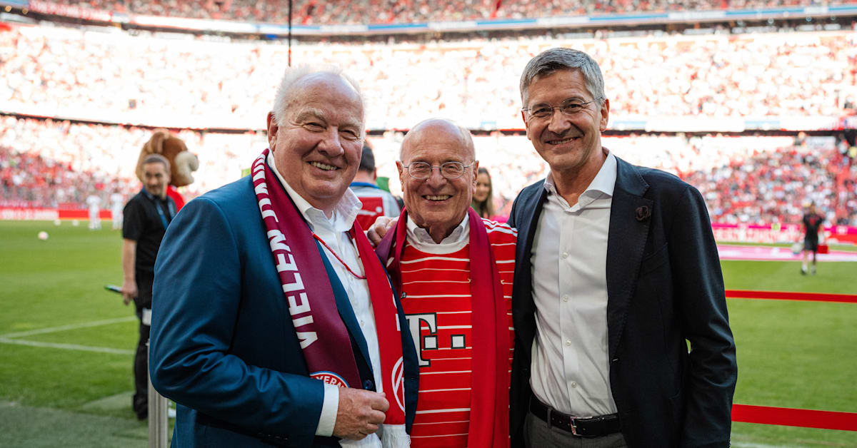 FC Bayern ehrt langjährige Mitglieder in der Allianz Arena
