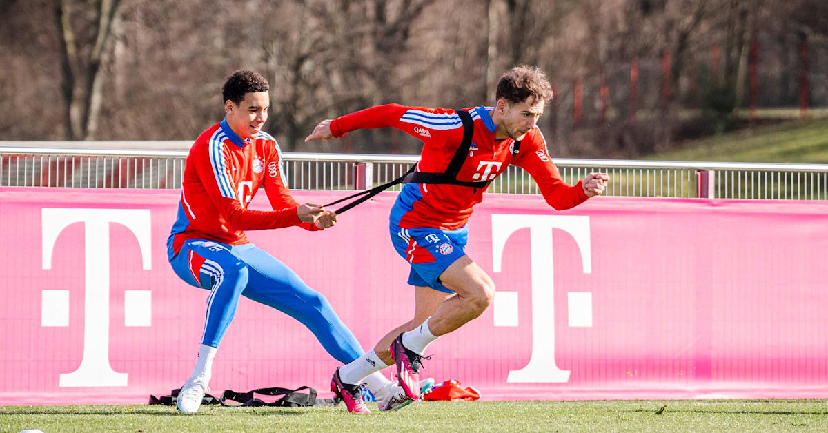 Galerie: Training des FC Bayern am Mittwoch vor Union Berlin