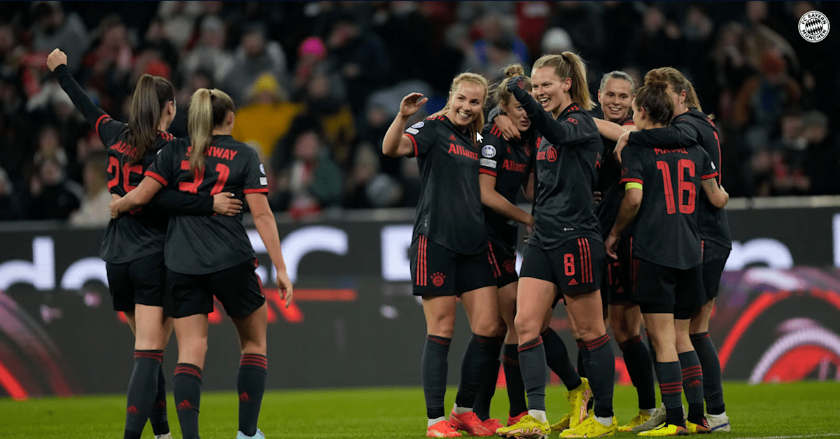 FCB Women in the Allianz Arena