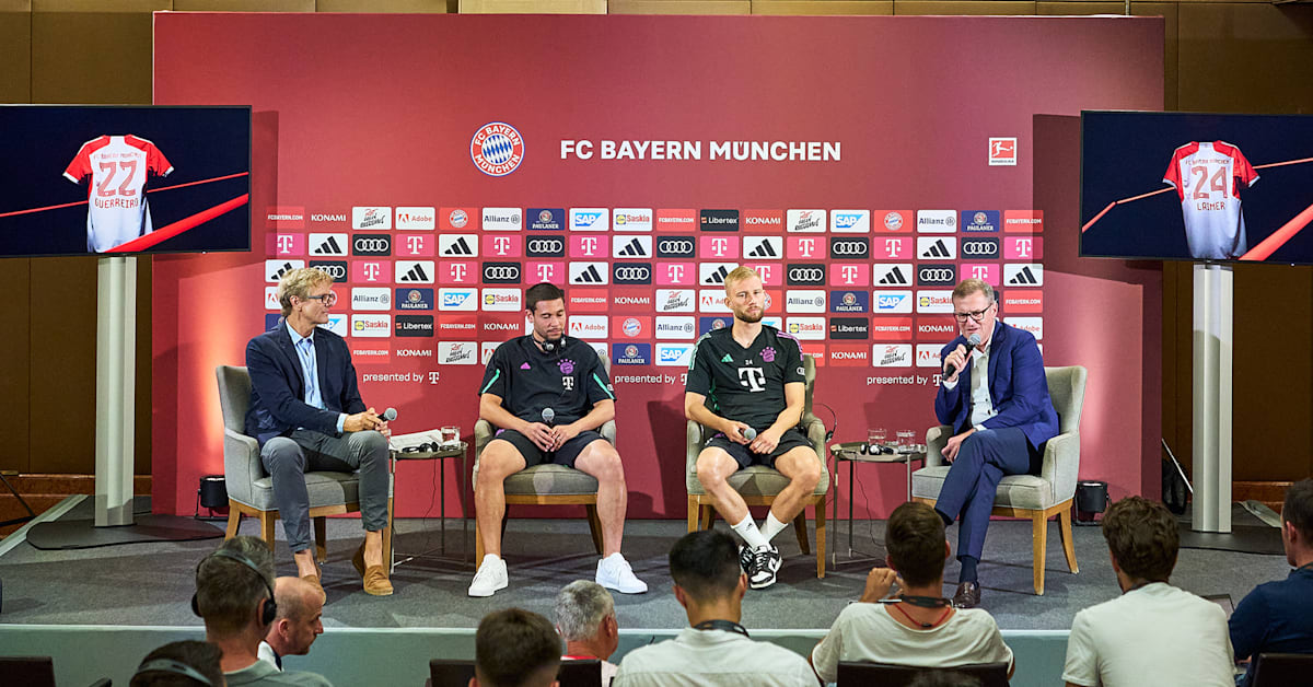 Video: Official Guerreiro and Laimer unveiling with CEO Jan-Christian ...