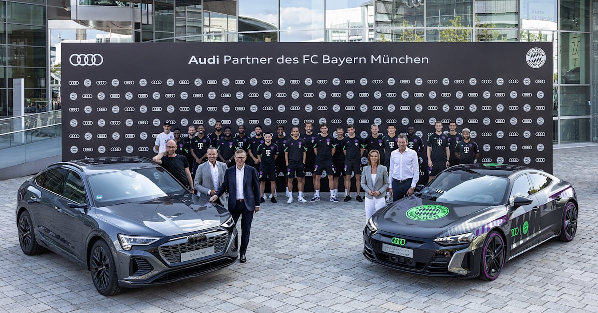 New Audi company cars for Bayern players