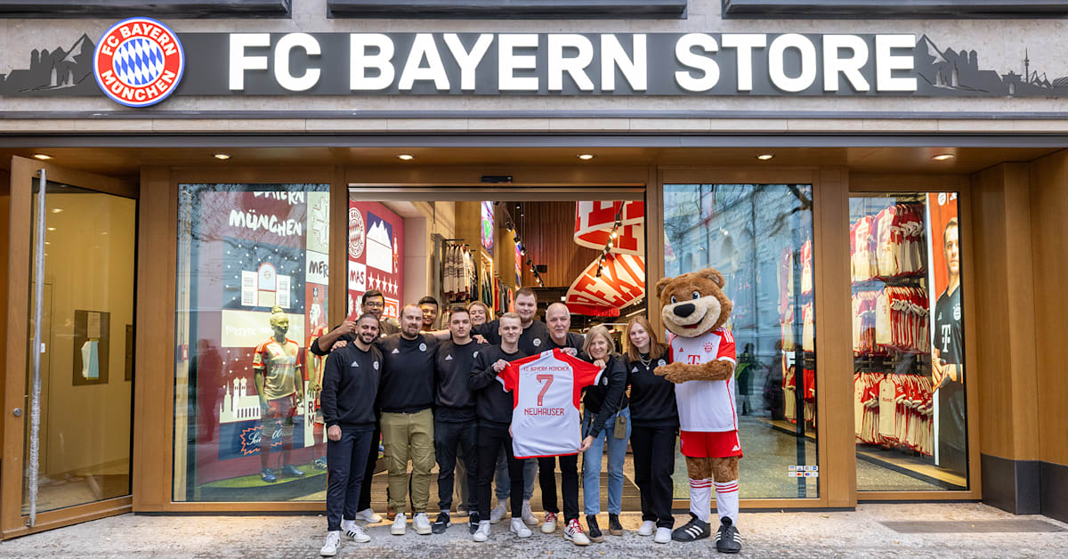 FC Bayern eröffnet neuen Store in der Neuhauser Straße