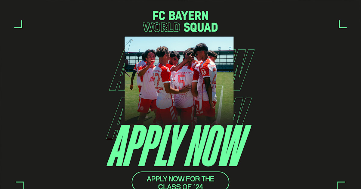 Apply now for the FC Bayern World Squad 2024