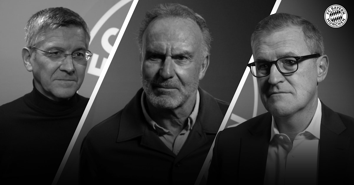 Herbert Hainer, Jan-Christian Dreesen and Karl-Heinz Rummenigge on ...