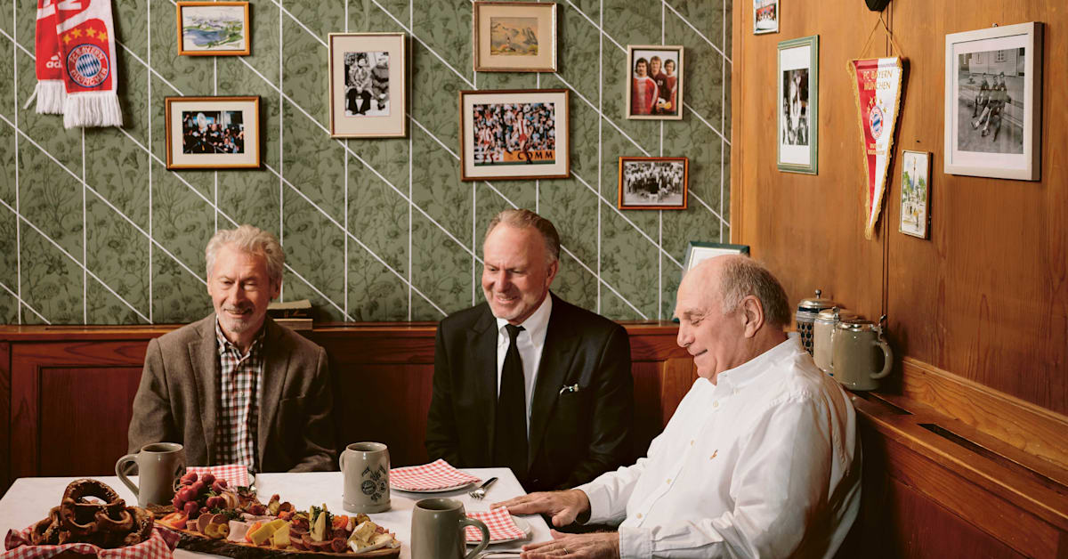 Interview with Uli Hoeneß, Karl-Heinz Rummenigge and Paul Breitner ...