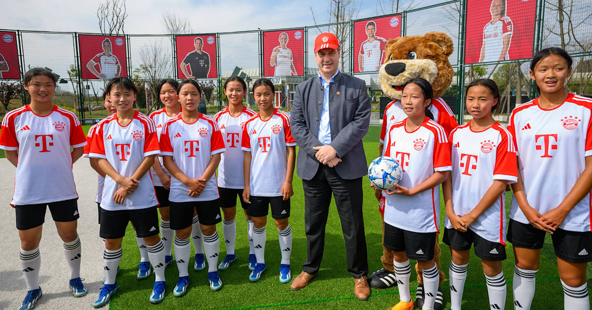 Söder zu Besuch: FC Bayern & adidas fördern Frauenfußball in China