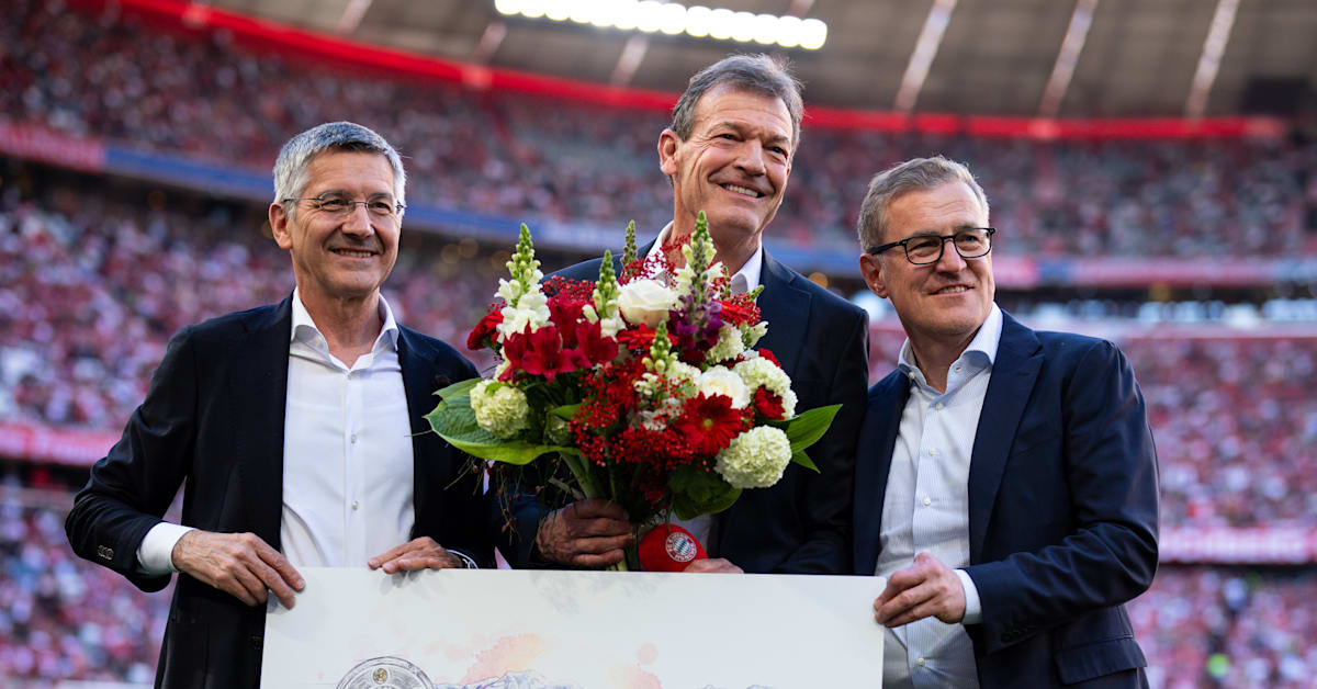 Abschied von Vorstand Andreas Jung in Allianz Arena | FC Bayern