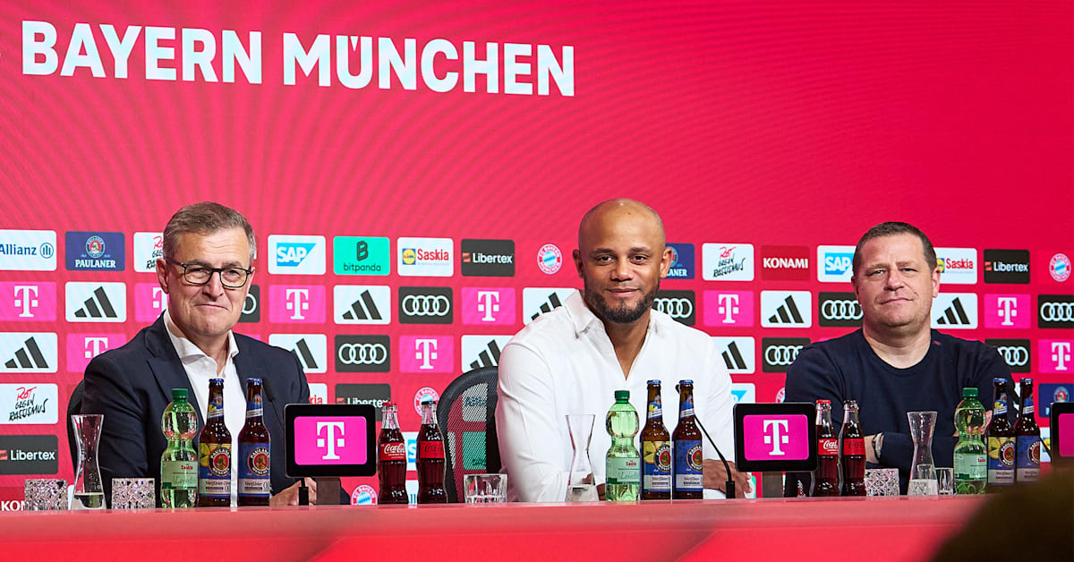 Video: The unveiling of Vincent Kompany with Jan-Christian Dreesen and ...