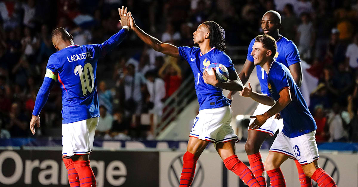 Olise scores again for France Olympic team | FC Bayern