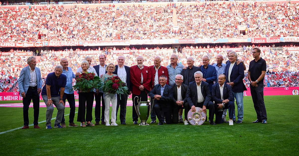 FC Bayern ehrt Europapokalsieger 1974 | Begründer des Mia san mia
