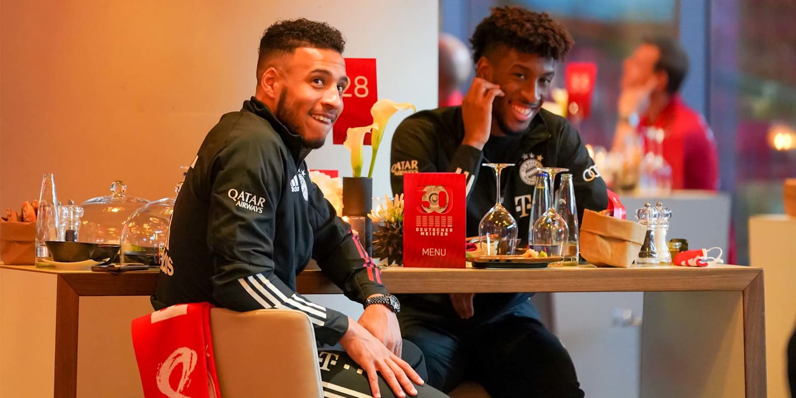 FC Bayern title-winning team dinner in the Allianz Arena