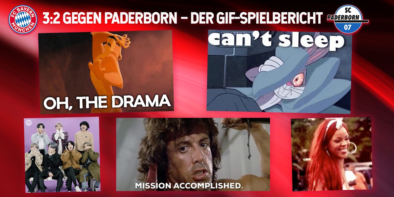 3:2 gegen Paderborn – der GIF-Spielbericht