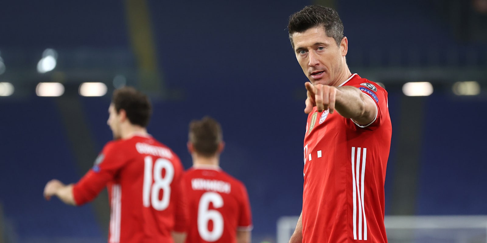 Lewandowski's eye for goal in Rome versus Lazio | FC Bayern