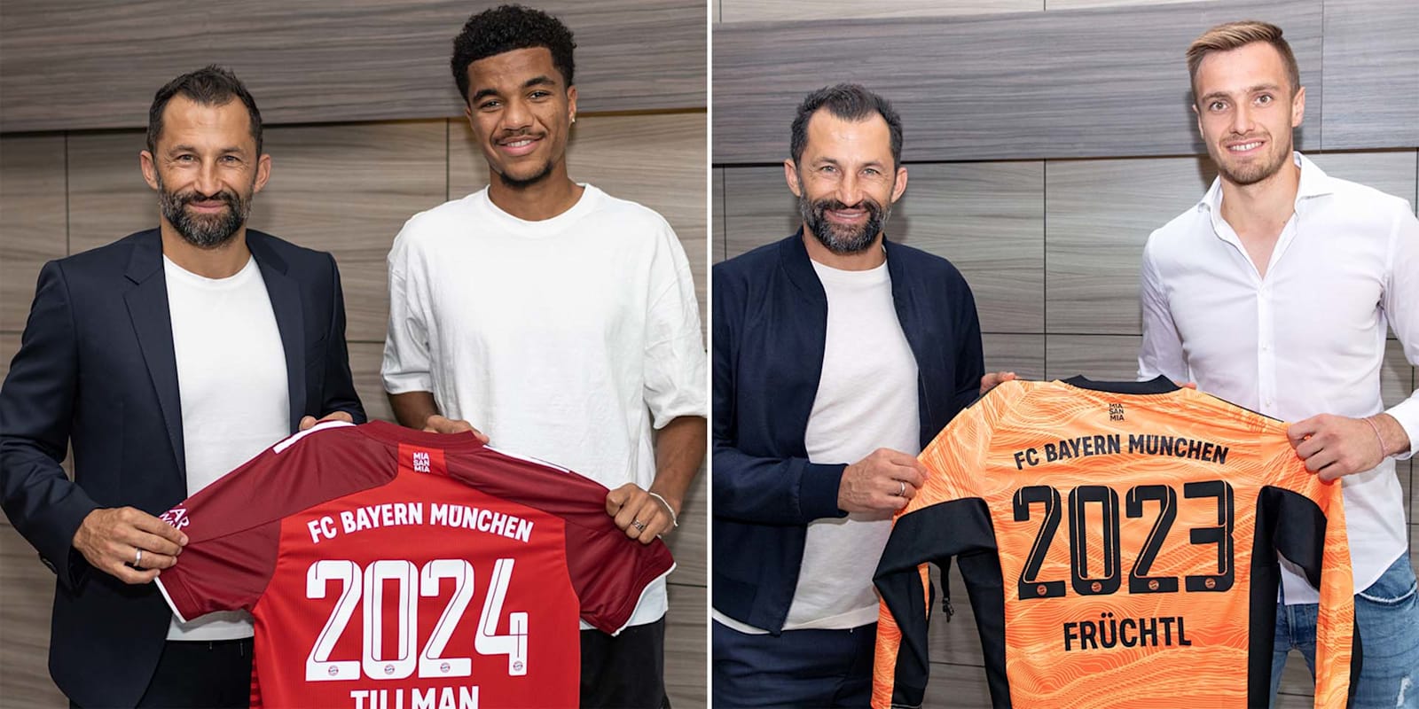 FC Bayern ties down homegrown talents Früchtl and Tillman
