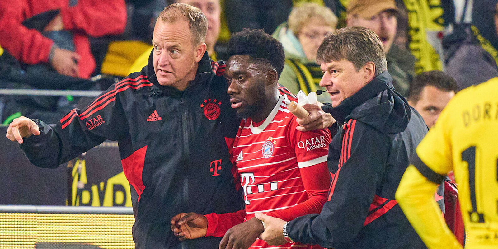 Alphonso Davies suffers cranial bruise I FC Bayern