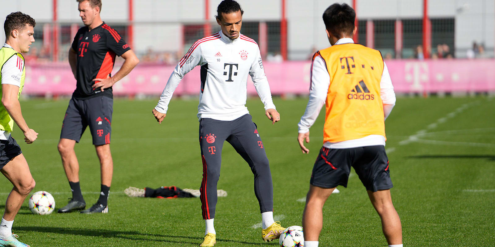 Leroy Sane back in team training
