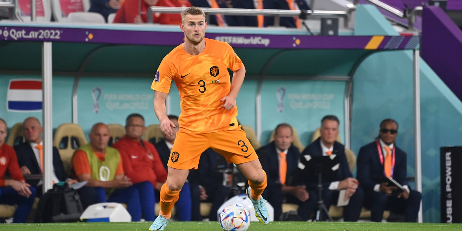 Matthijs de Ligt celebrates opening World Cup win with Netherlands
